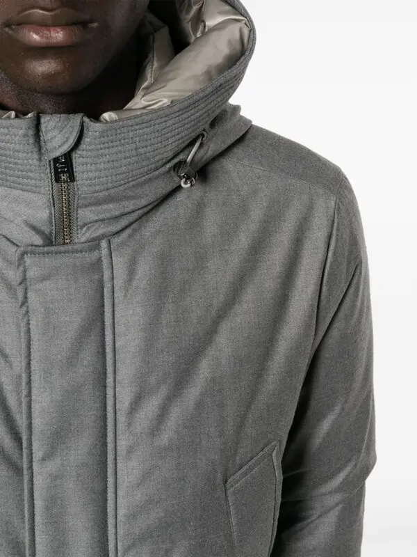 Woolrich Hooded High-neck Parka