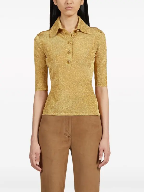 FERRAGAMO Tone Cotton Blend Top