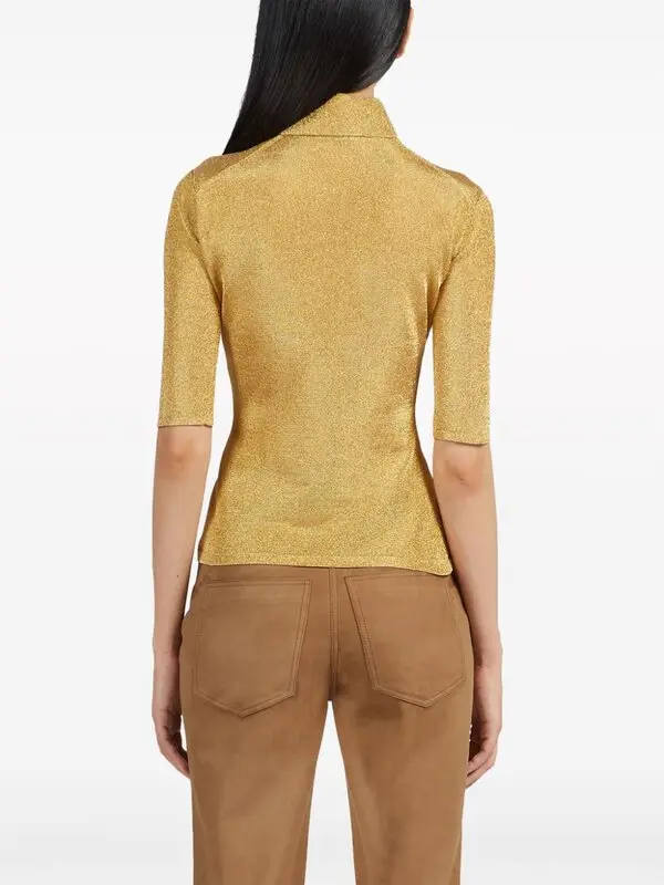 FERRAGAMO Tone Cotton Blend Top