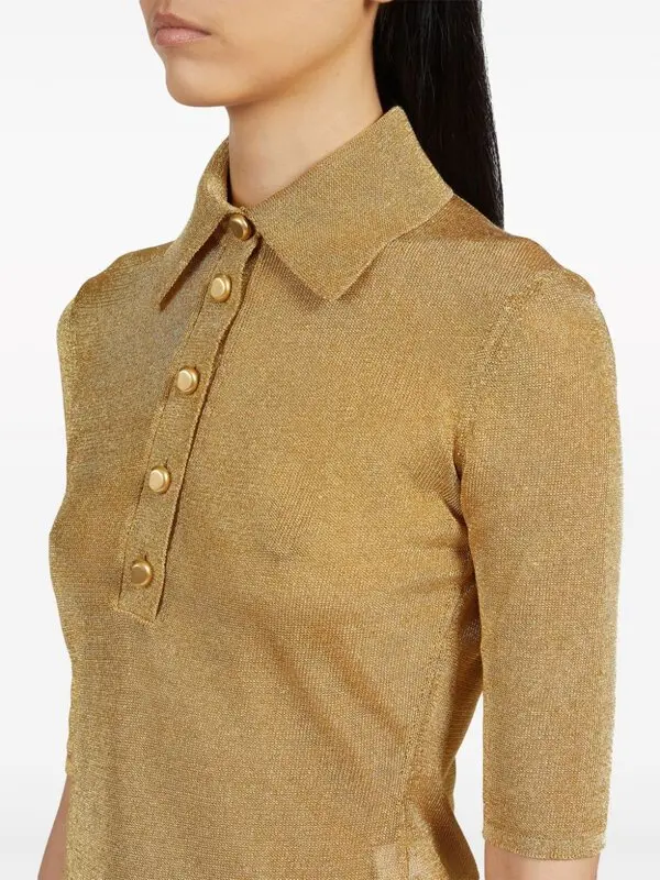 FERRAGAMO Tone Cotton Blend Top