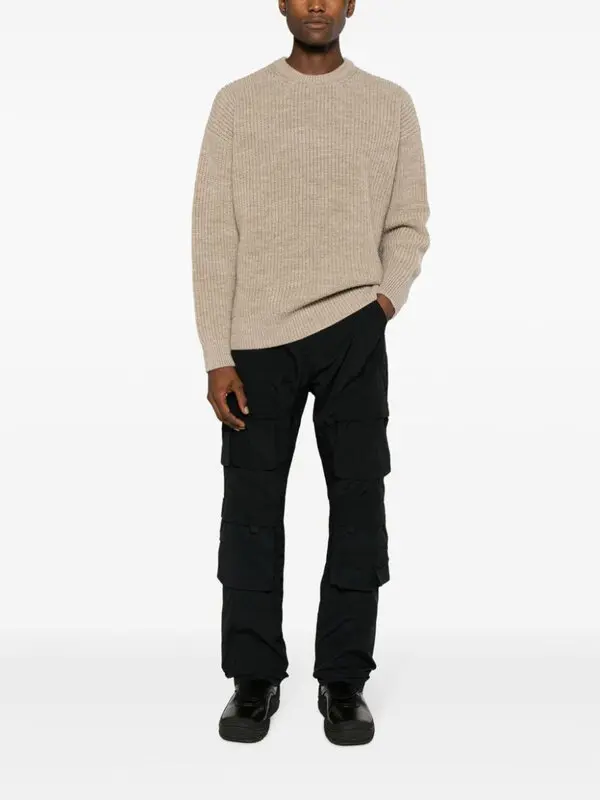 MARINE SERRE Ribbed-knit Jumper
