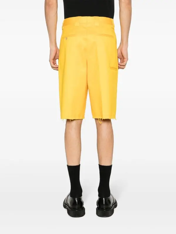 LANVIN Distressed Cotton Shorts