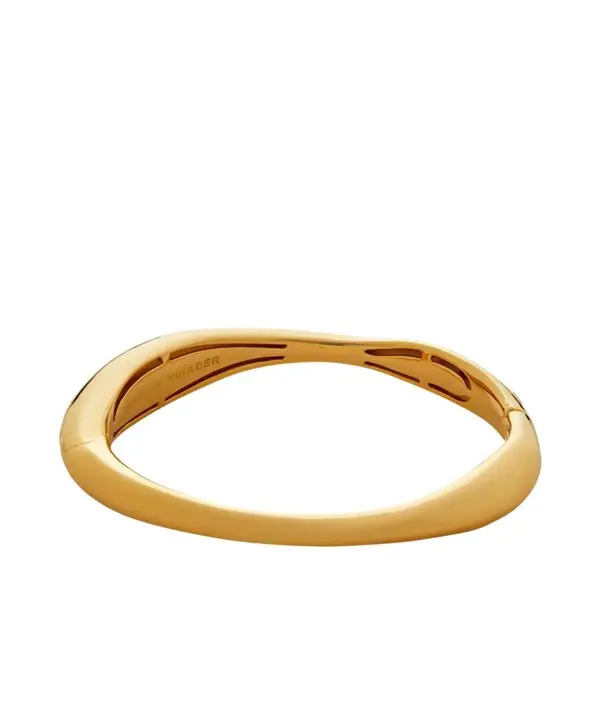 Monica Vinader Nura Reef Wide Bangle Bracelet - Gold