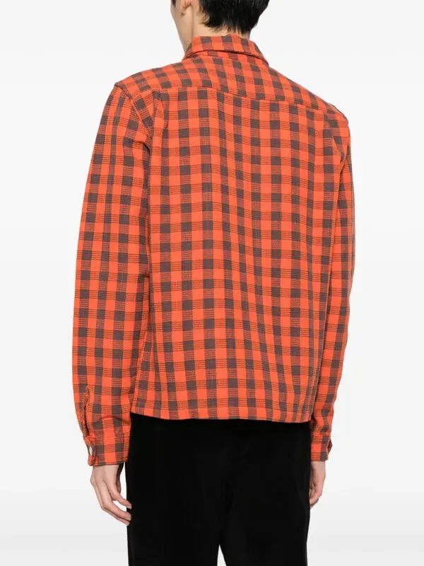 WALES BONNER Check-pattern Organic-cotton Jacket
