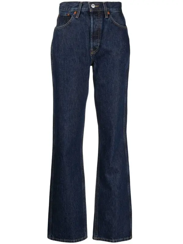 RE/DONE High-rise Loose Jeans - Blue