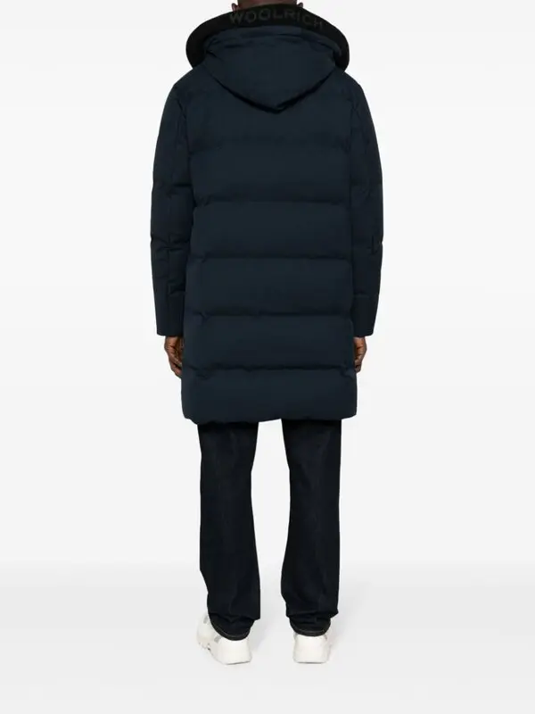 Woolrich Button-fastening Hooded Padded Coat