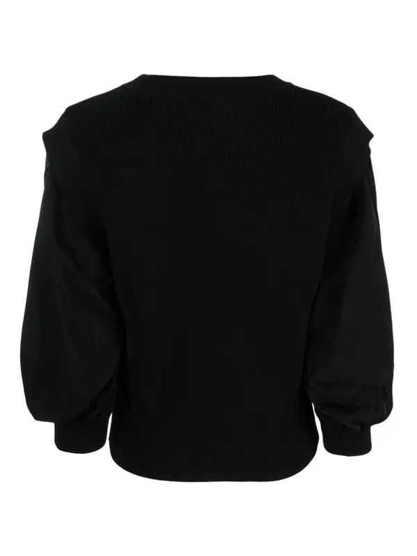 Dkny Long-sleeve Fine-ribbed Jumper
