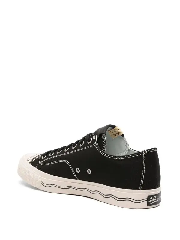 Visvim Seeger Lo Leather Sneakers - Black