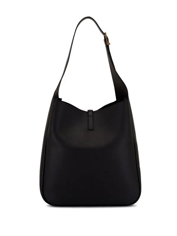 Saint Laurent Large Le 5 À 7 Leather Shoulder Bag - Black
