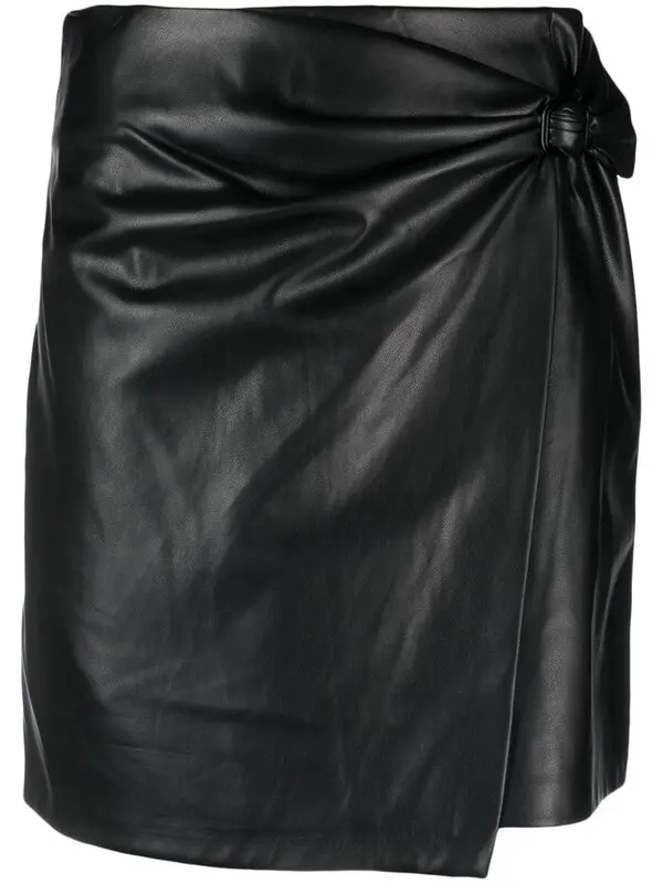 Dkny Mid-rise Mini Wrap Skirt