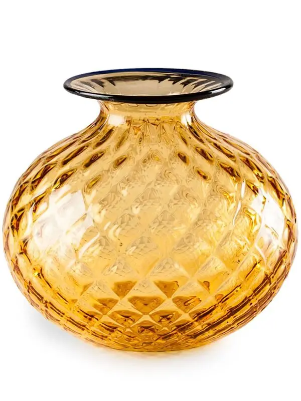 VENINI Monofiore Glass Vase - Yellow