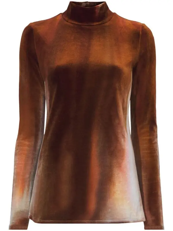 Proenza Schouler Ice Dyed Velvet Top