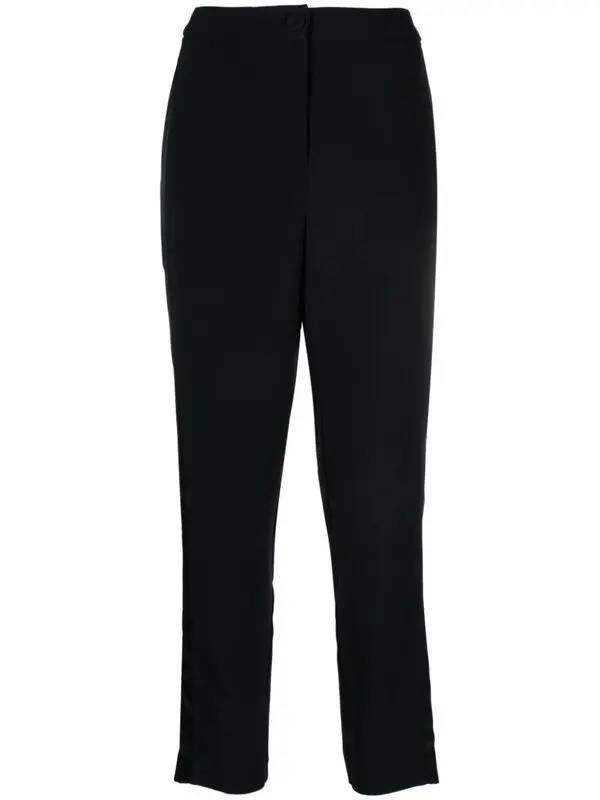 Federica Tosi Satin-trimmed Ankle-length Trousers