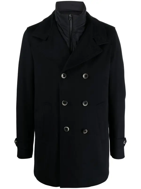 Herno Notched-collar Double-breasted Coat