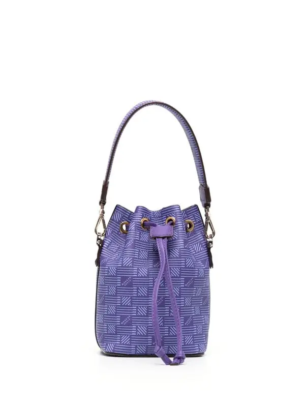 Moreau Monogram-print Bucket Bag - Purple