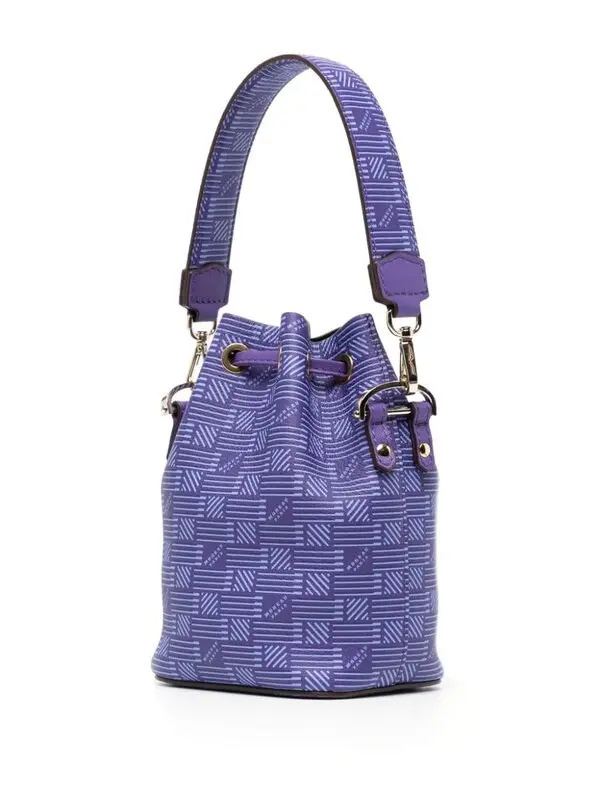 Moreau Monogram-print Bucket Bag - Purple