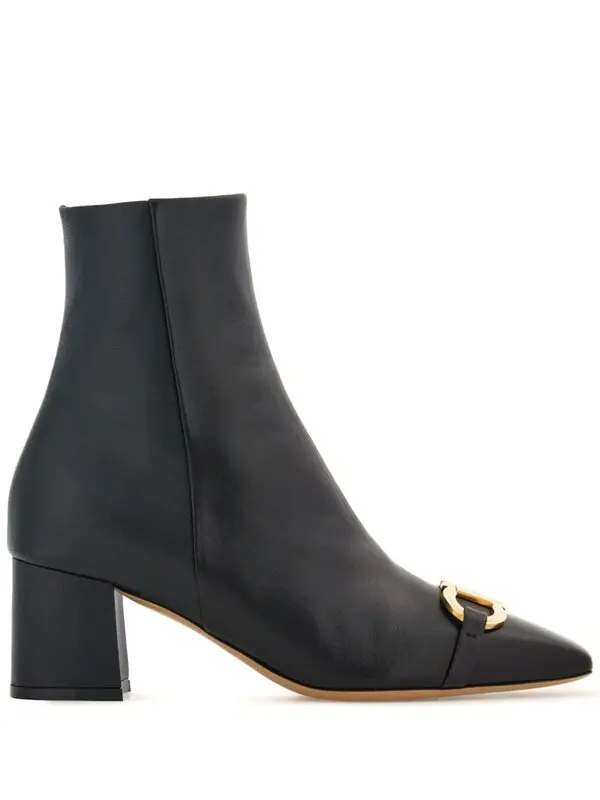 FERRAGAMO 60mm Gancini Buckle Ankle Boots