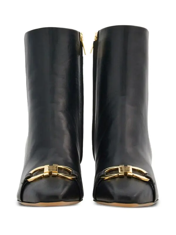FERRAGAMO 60mm Gancini Buckle Ankle Boots