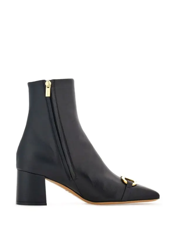 FERRAGAMO 60mm Gancini Buckle Ankle Boots