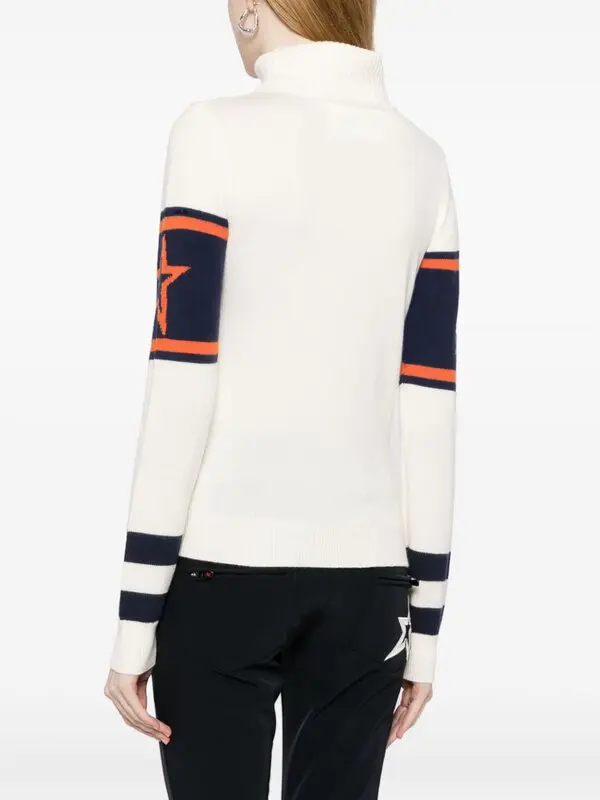 Perfect Moment Patterned Merino Wool Jumper