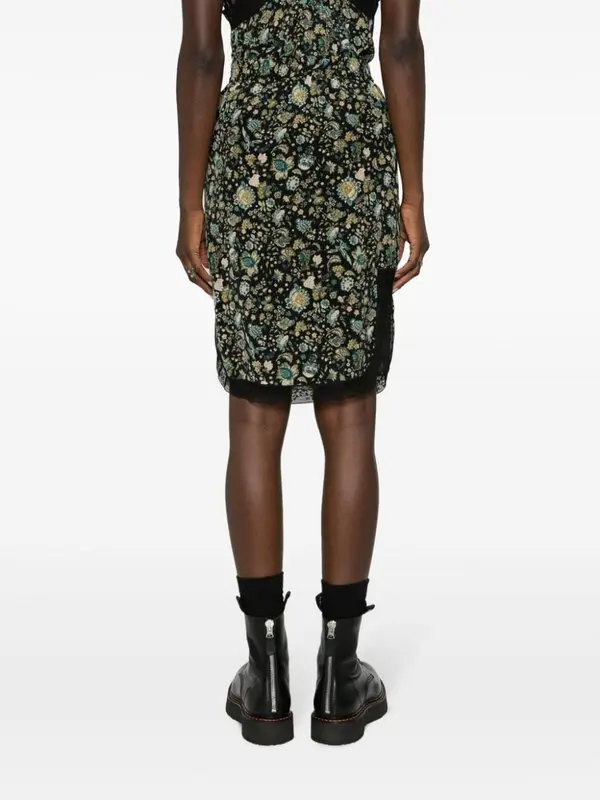 Zadig&Voltaire Floral-print Midi Skirt