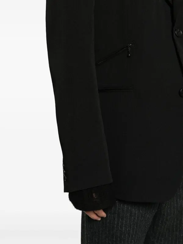 Yohji Yamamoto Single-breasted Wool Blazer