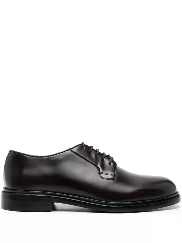 SEBAGO Round-toe Leather Derby Shoes