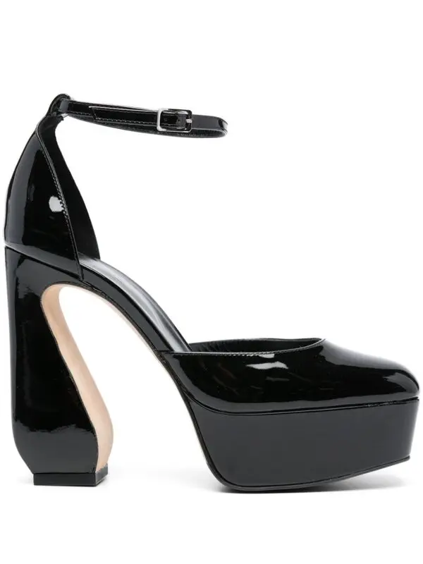 SERGIO ROSSI 85mm Ankle Strap Pumps