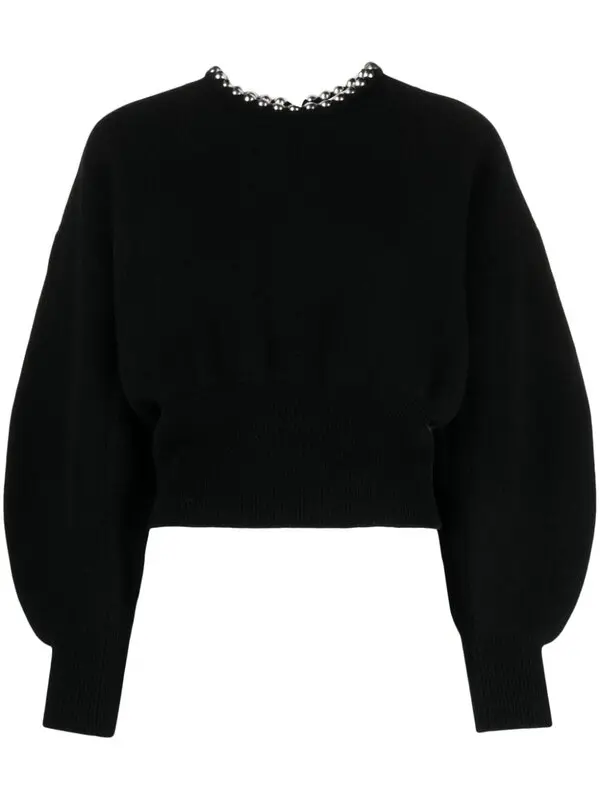 Alexander Wang Ball Chain Embellished Jumper