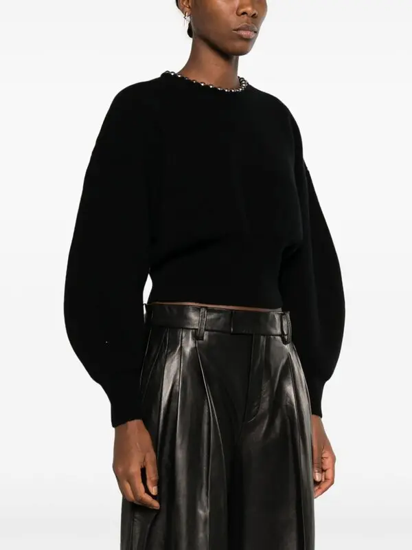 Alexander Wang Ball Chain Embellished Jumper