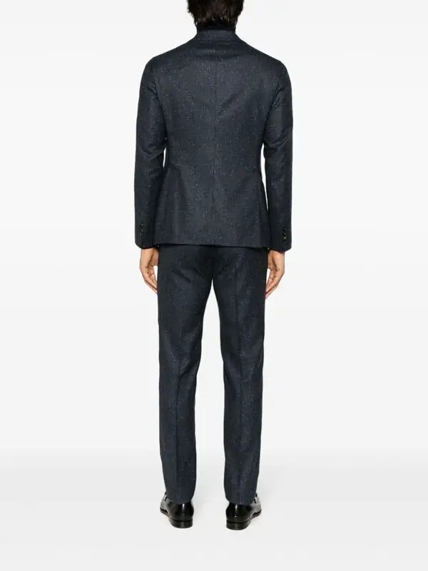 Emporio Armani Speckled Single-breasted Suit
