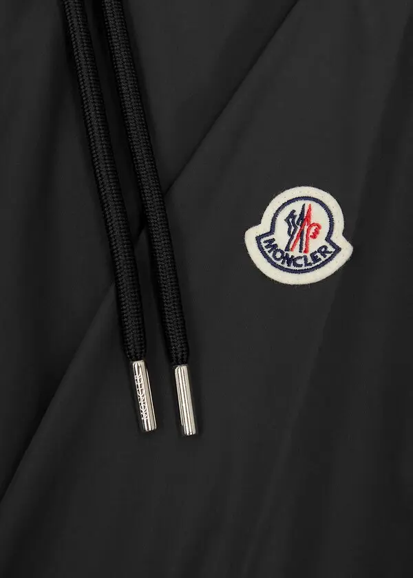 Moncler Mira Hooded Shell Jacket - Black | Editorialist