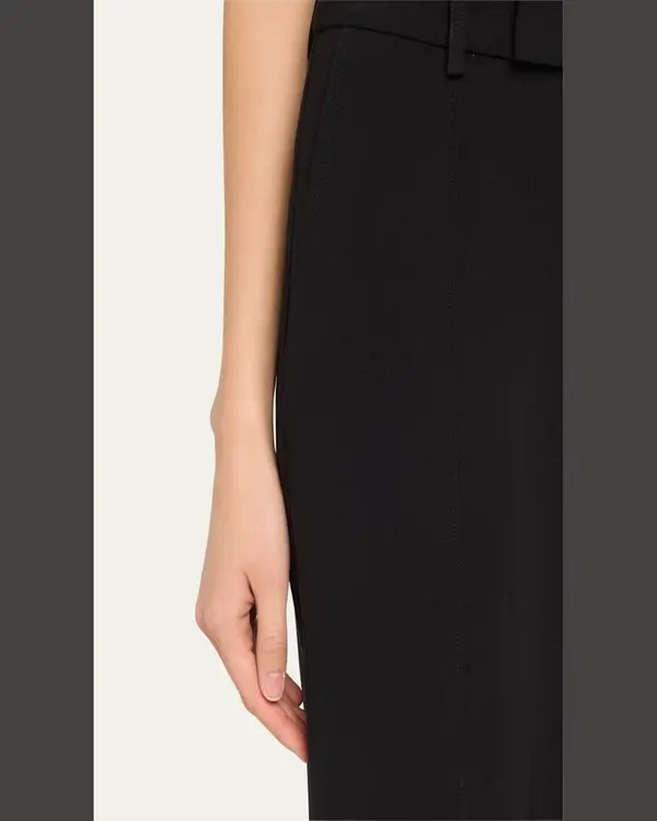 Proenza Schouler Weyes Flared Pants - Black