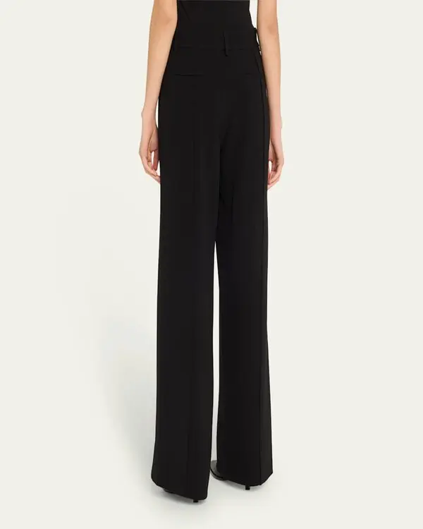 Proenza Schouler Weyes Flared Pants - Black