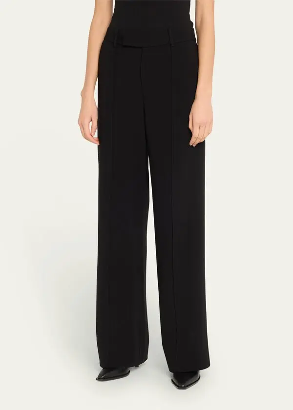 Proenza Schouler Weyes Flared Pants - Black