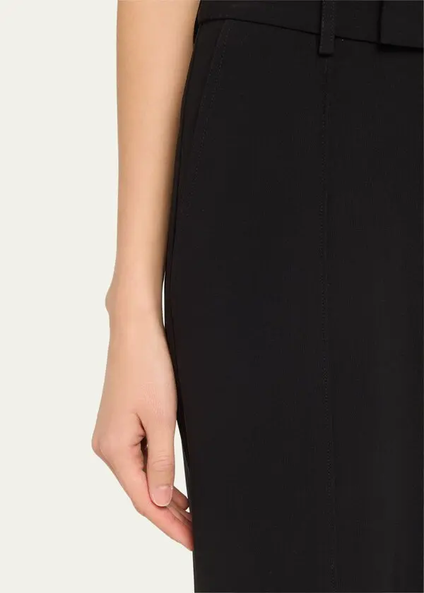 Proenza Schouler Weyes Flared Pants - Black
