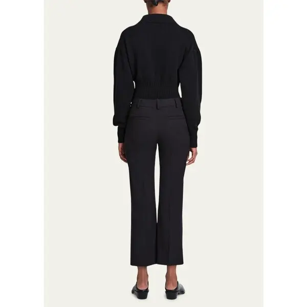 Proenza Schouler Marlene Tropical Wool Kick-flare Pants