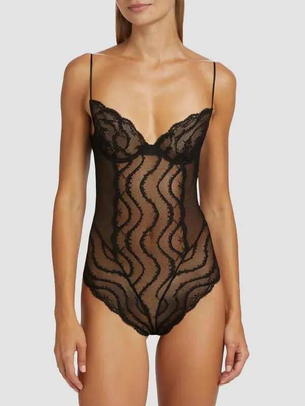 Kiki De Montparnasse Leche Moi Thong Bodysuit