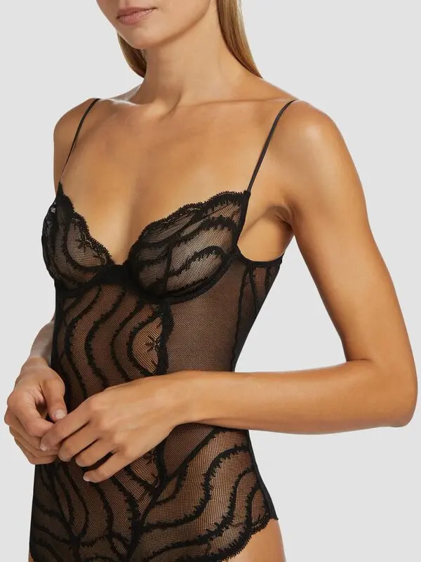Kiki De Montparnasse Leche Moi Thong Bodysuit