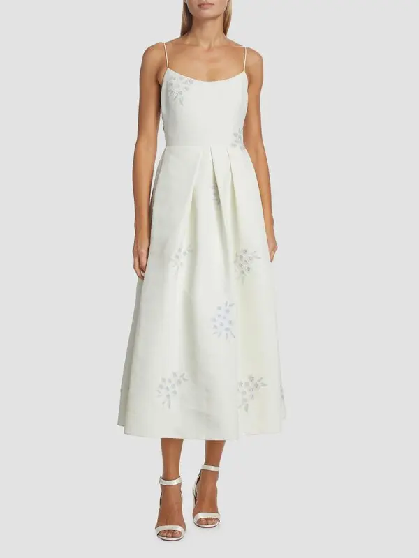 SACHIN BABI Audra Embroidered Midi Dress