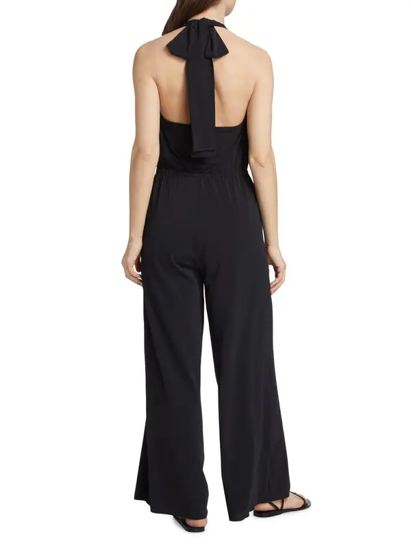 ERES Abby Halter Plunge Jumpsuit
