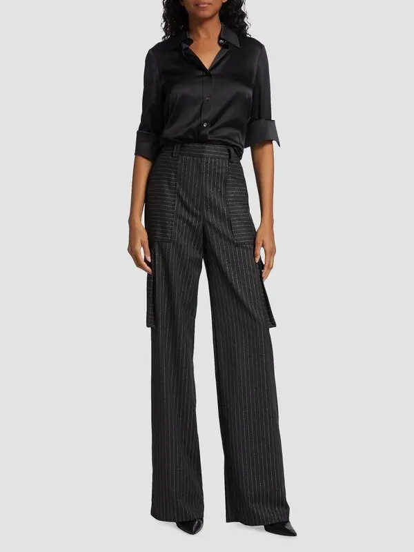 Ramy Brook Victoria Satin Shirt