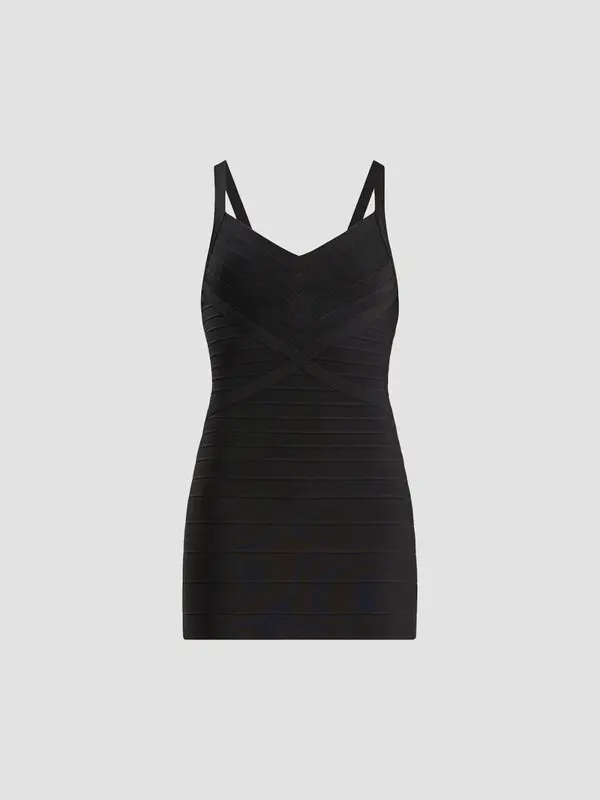 Herve Leger Icon Bandage Body-con Minidress