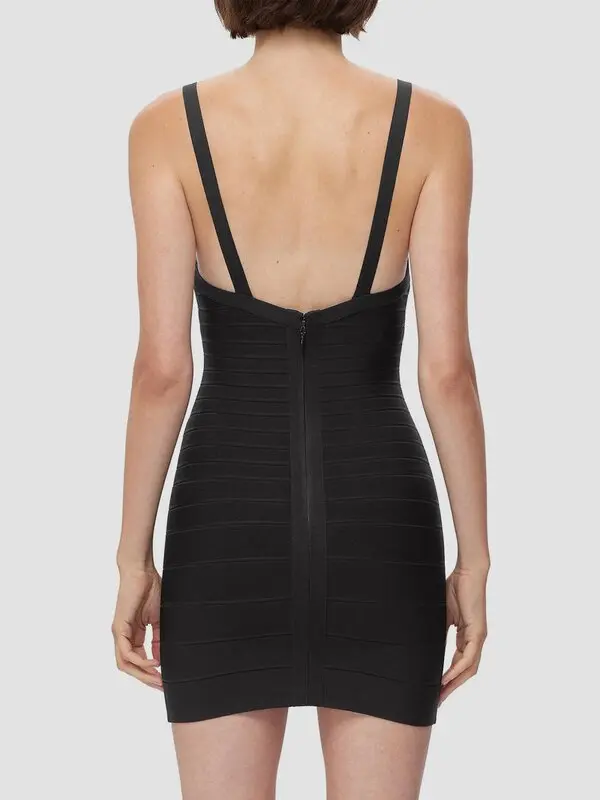 Herve Leger Icon Bandage Body-con Minidress