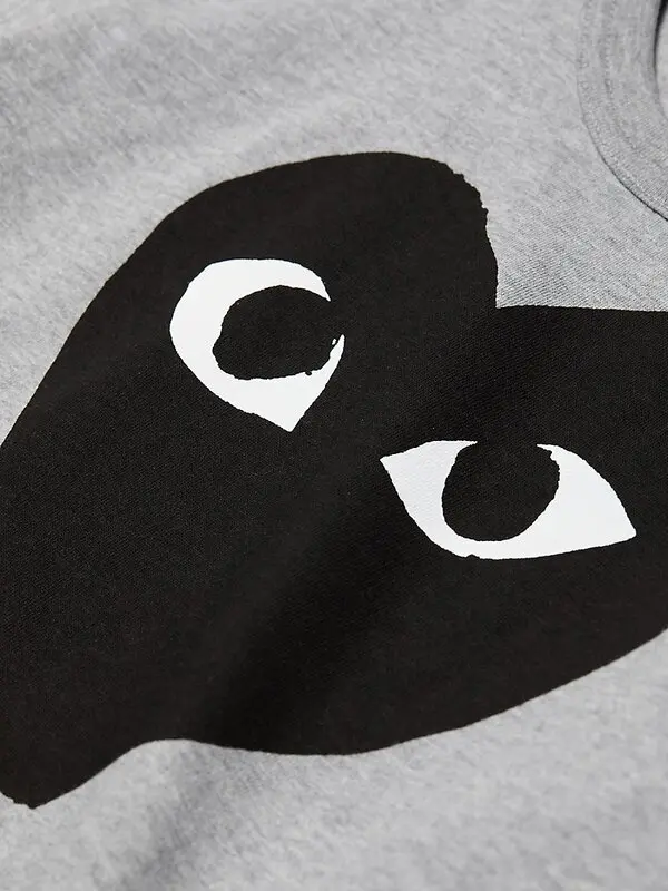 Play Comme Des Garcon Heart Logo Cotton T-shirt