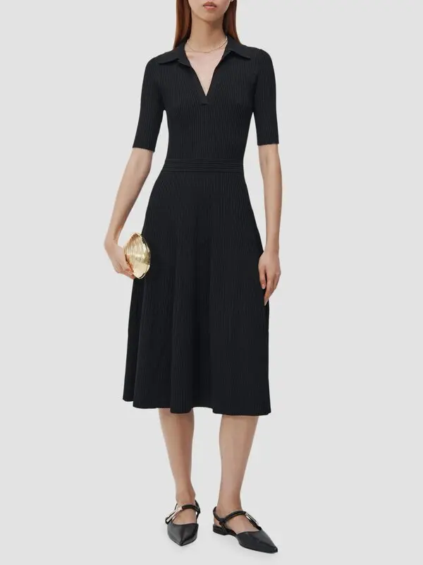 Simkhai Pati Polo Midi-dress