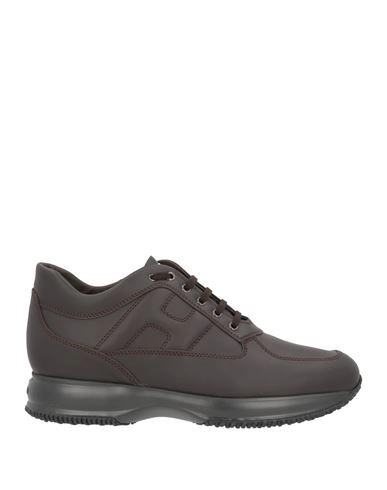 Hogan Interactive Leather Sneakers - Brown