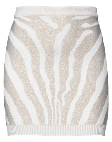 Balmain Mini Skirt In Viscose Blend - White