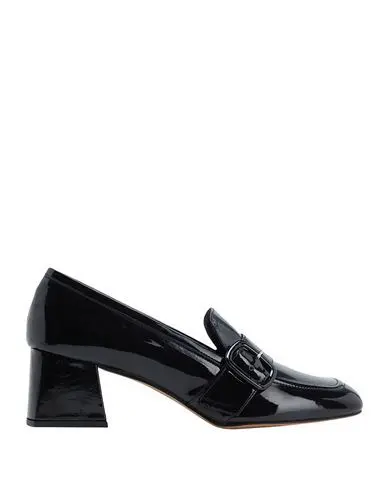 8 BY YOOX Patent Heeled Loafer - Black