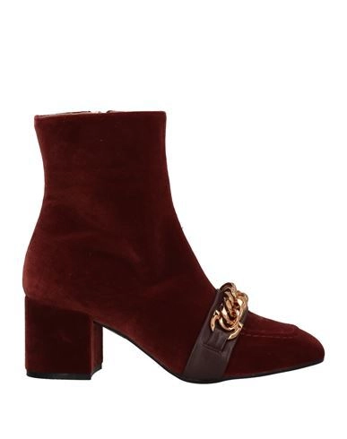 Roberto Festa Ankle Boots With Metal Appliqués - Rust